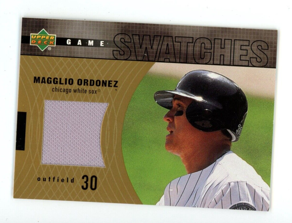 2002 Upper Deck #HJ-MO Magglio Ordonez Game Swatches | eBay