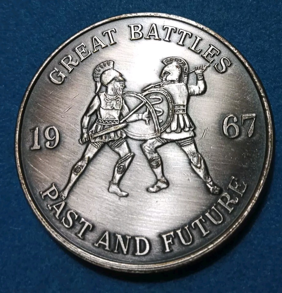 1967 Arabi Oxidized Silver Doubloon - Mardi Gras -S | eBay