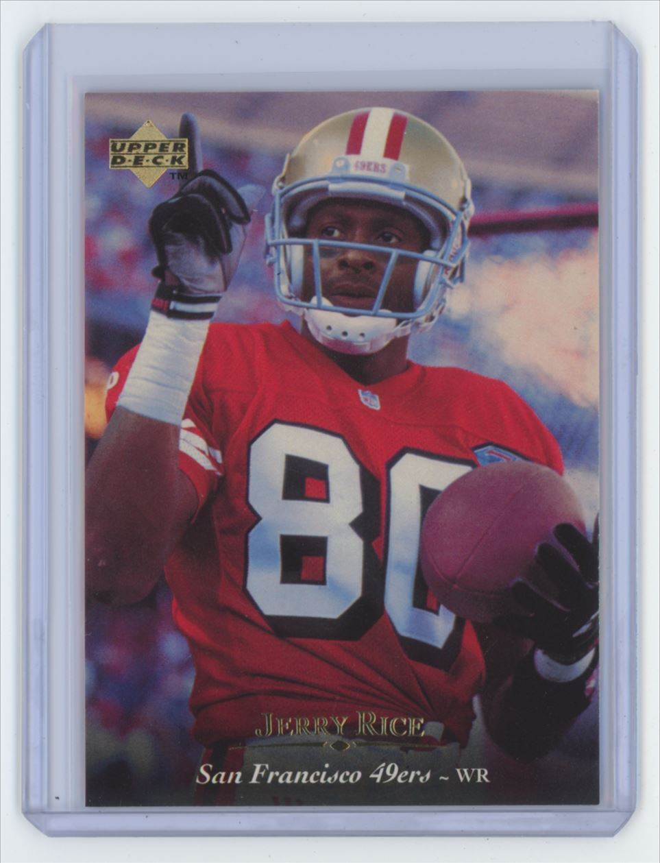 1995 Upper Deck Jerry Rice HOF Football Card 49ers #44 | eBay