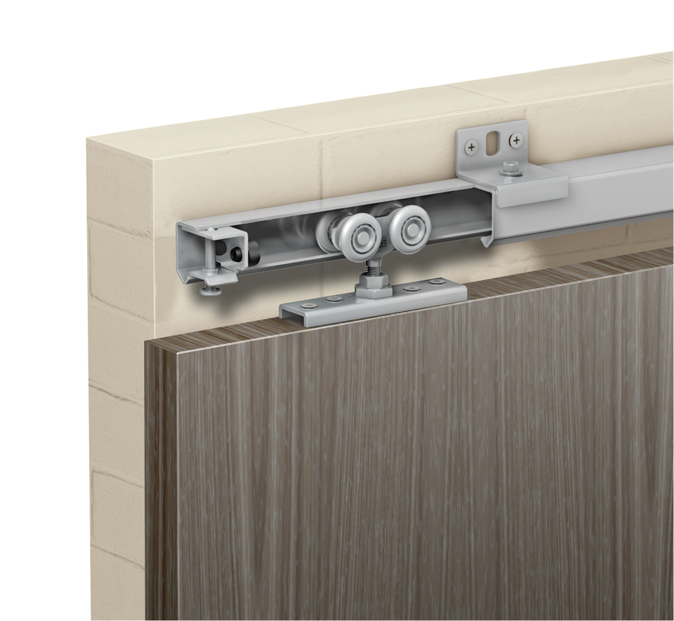 Sliding Door Gear Track System Top Hung Internal Door Kit Set 90kg ...