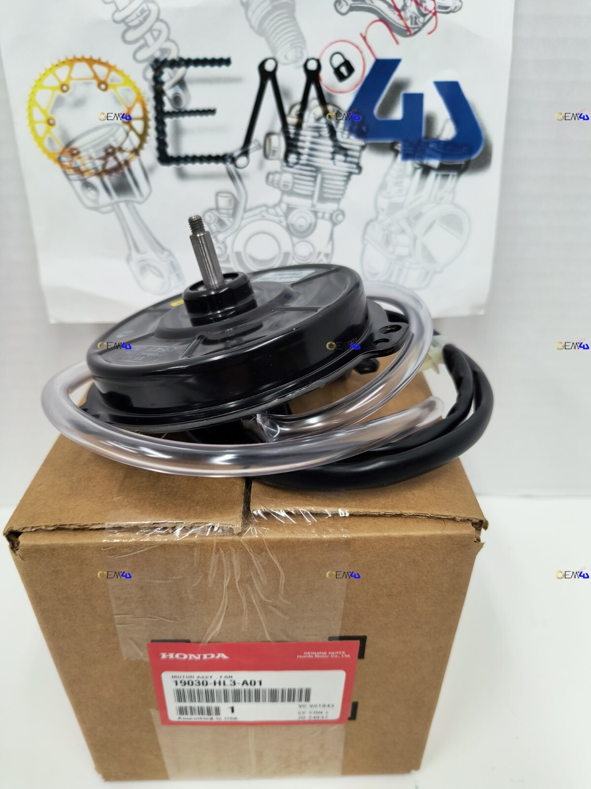 Honda Genuine OEM Radiator Fan Motor 14-24 Pioneer SXS700 700-4 19030 ...