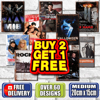Movie Metal Signs Poster Shed Bar Pub Wall Cinema Mancave Garage Retro ...