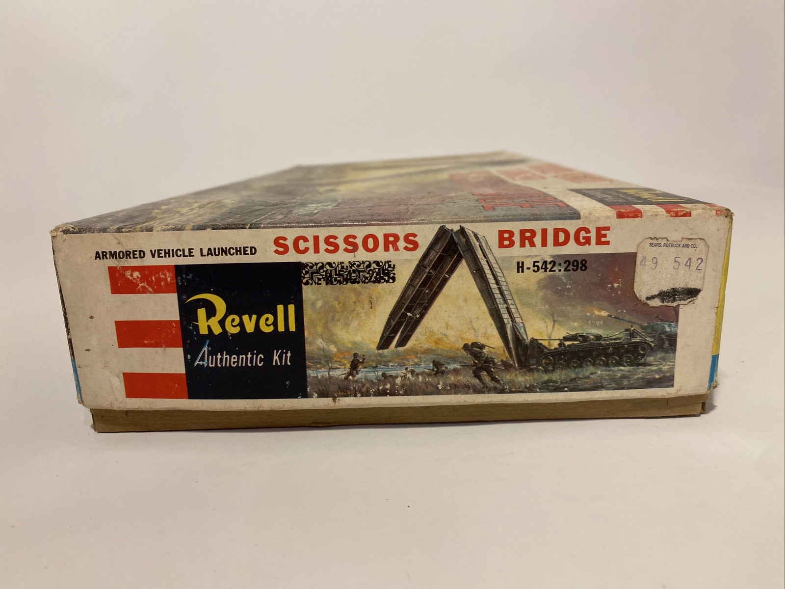 VINTAGE Revell Armored Vehicle Scissors Bridge M48 Tank Model Kit "1960 ...