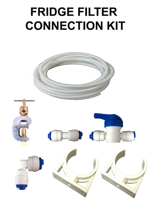 Fridge Filter Water Pipe Tubing Hose Connection Plumbing Kit Connectors ...