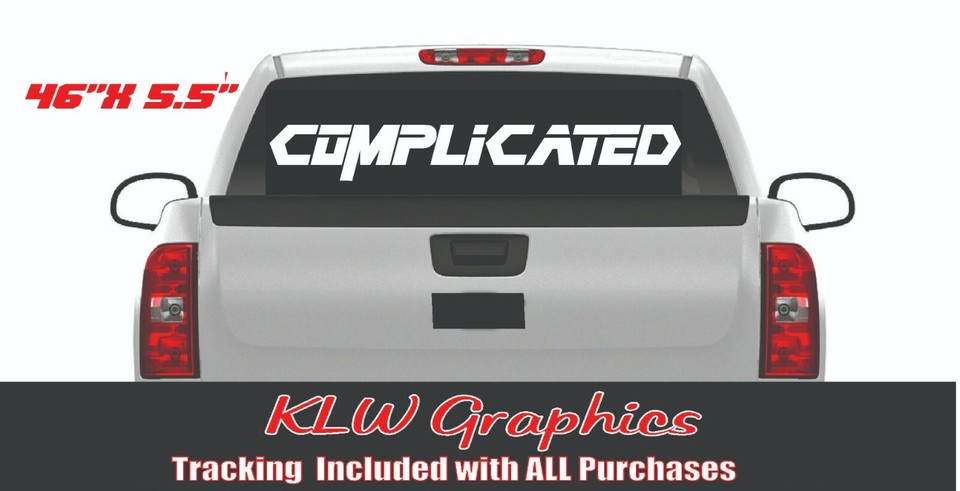 Complicated Decal Sticker Turbo Diesel Truck 7.3L 6.7L 6.6L Mud 4x4 JK ...