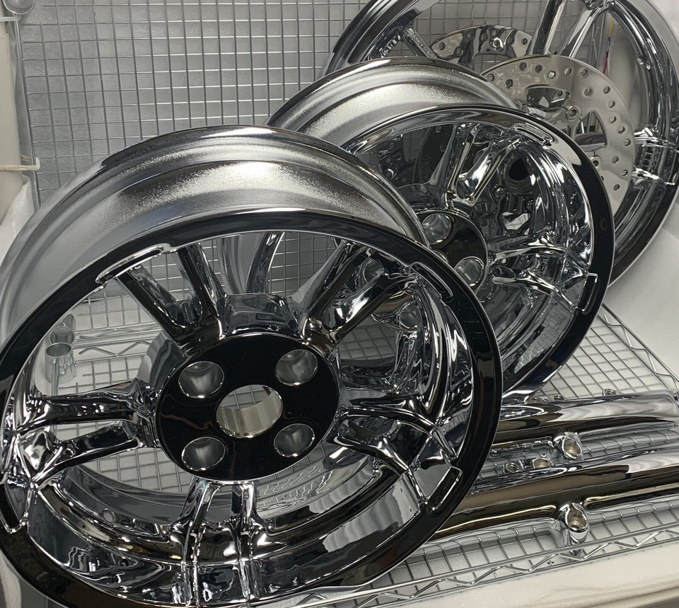 Harley ENFORCER Rims 2014 -2023 FREEWHEELER Chrome tri glide Wheels ...