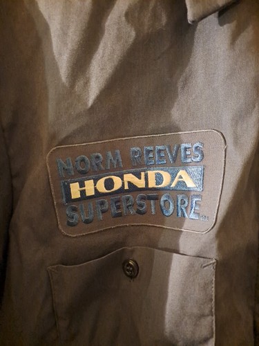 Honda Dealership Service Tech Uniform Shirt Mens Medium Japanese Tuner ...