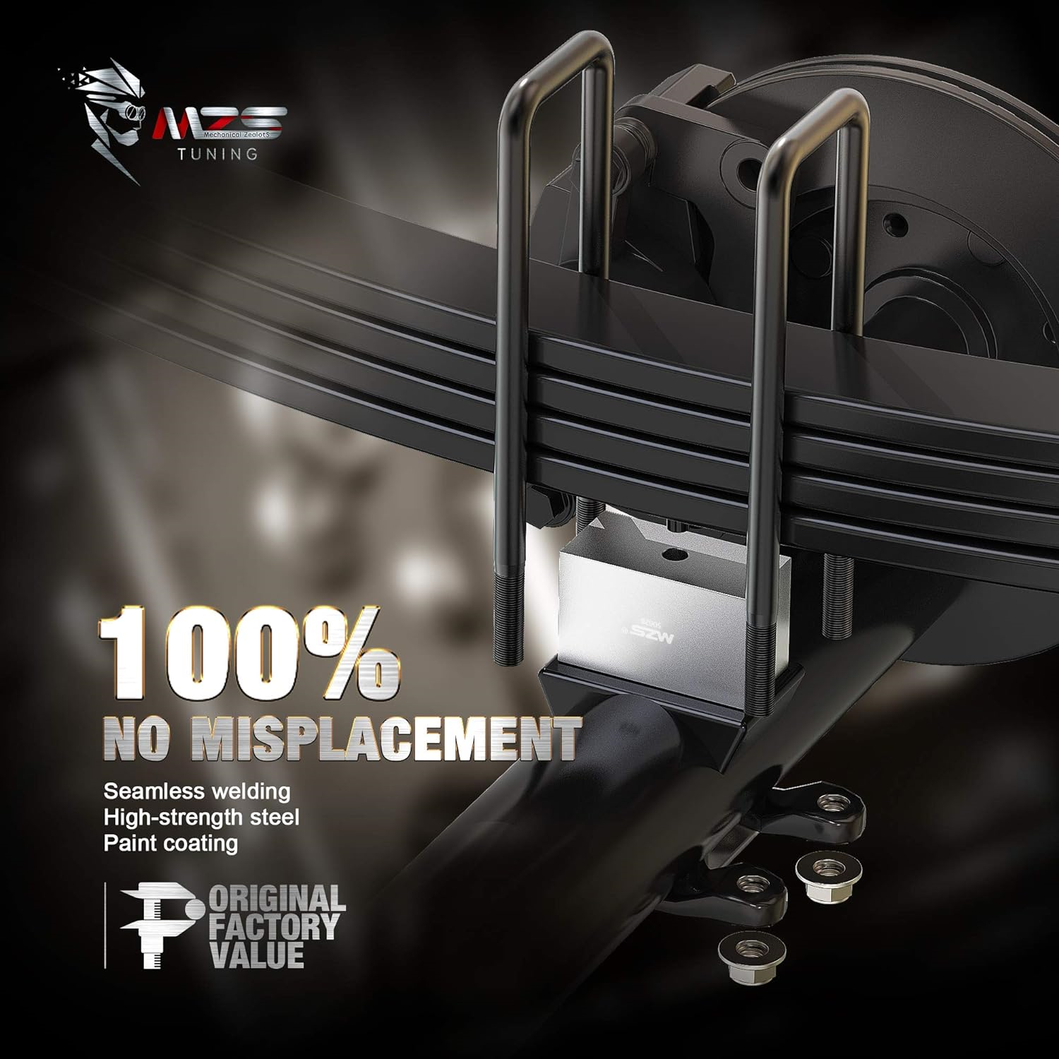 MZS Leveling Kit 3 Rear Lift Blocks Compatible with 1999-2022 F250 F350 ...