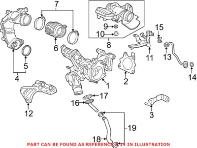 Genuine OEM Turbocharger Oil Line Gasket for Honda 1553359B003 | eBay