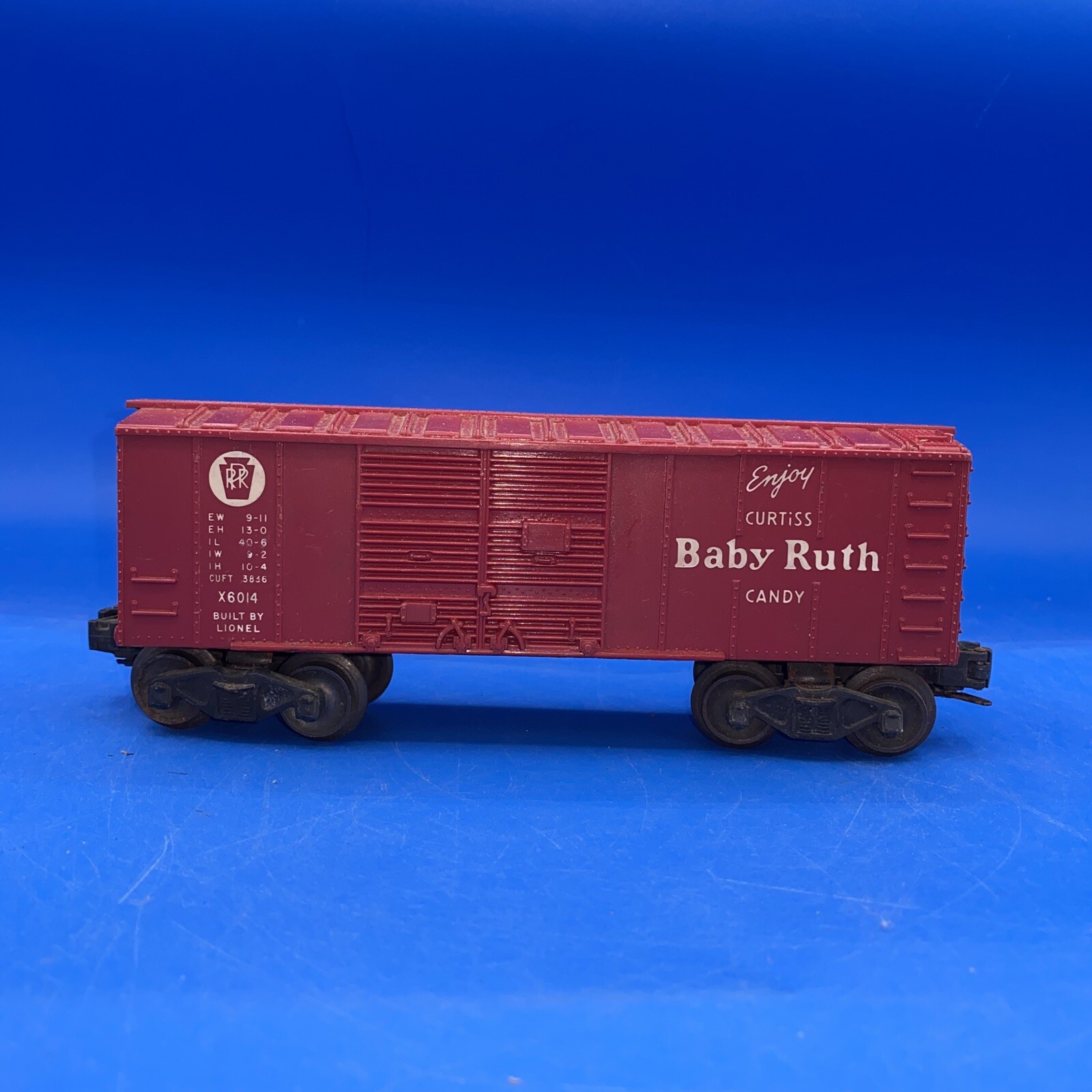 Vintage LIONEL X6014 Post War Curtiss Baby Ruth Candy Red Box Car | eBay