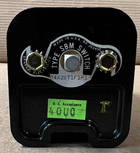 NEW GE D4A28T1F1P1 TYPE SBM ROTARY CAM SWITCH | eBay