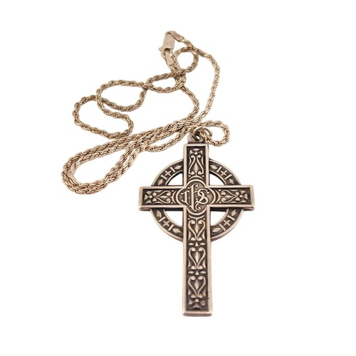 Celtic Intricate Sterling Eternity Cross Necklace, Sterling Irish Ankh ...