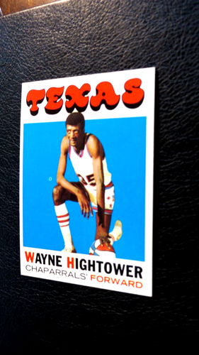 1971 TOPPS BASKETBALL SET #187 Wayne Hightower, Texas Chaparrals, EX | eBay