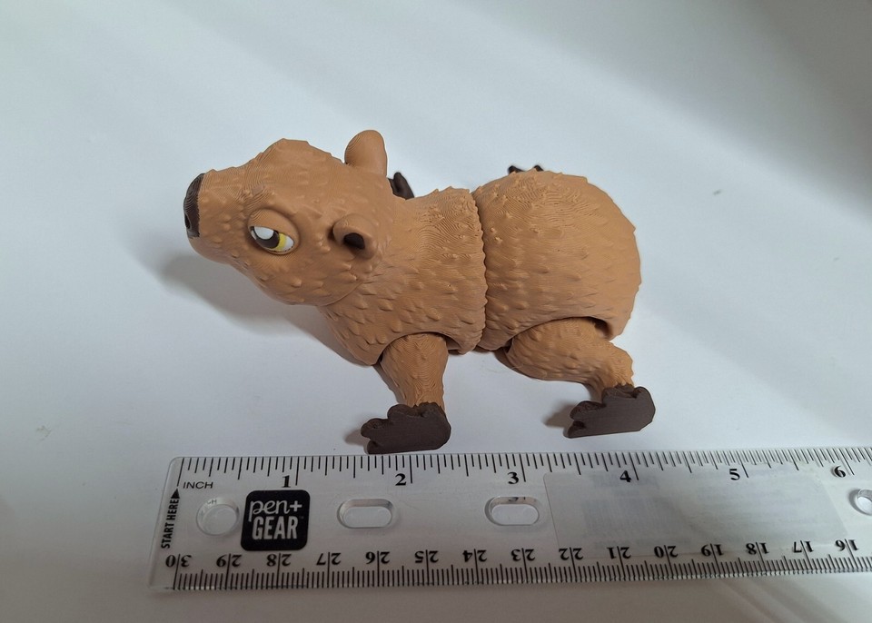 3d Printed Cute Flexi Articulated Capybara | eBay