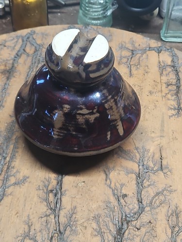 Mottled Glaze Fog Bowl Style Porcelain Insulator Glaze weld U-854 Mud ...