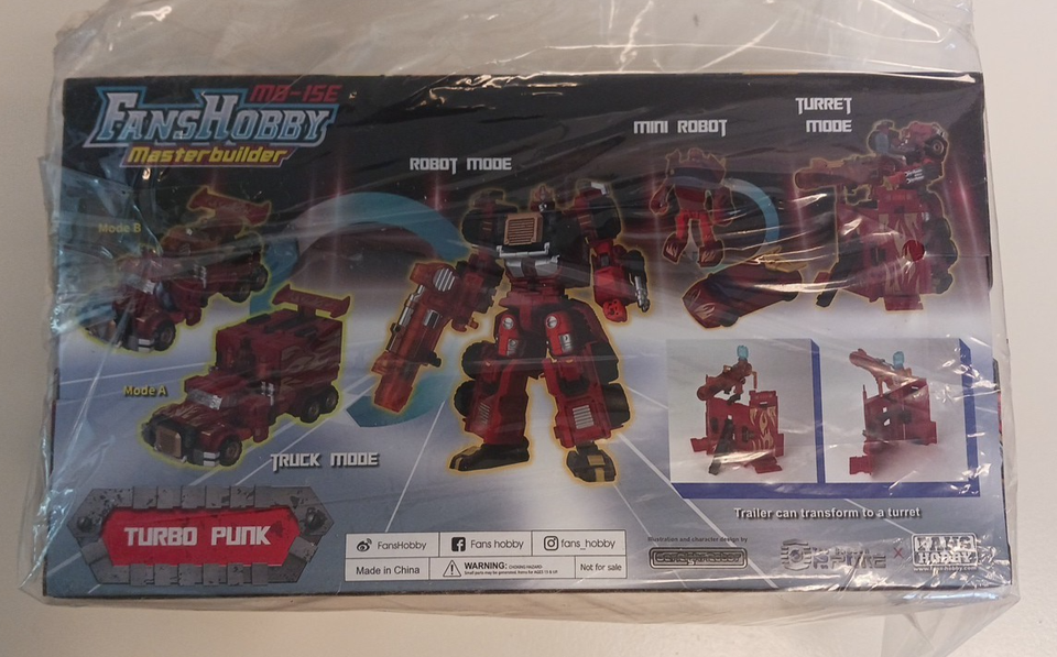 Fans Hobby MasterBuilder MB-15E TURBO PUNK TCP The Chosen Prime ...