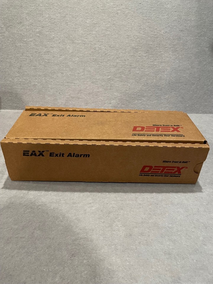 NEW IN BOX SEALED DETEX EAX EAX-300 EXIT ALARM GRAY RED/WHITE ENGLISH ...