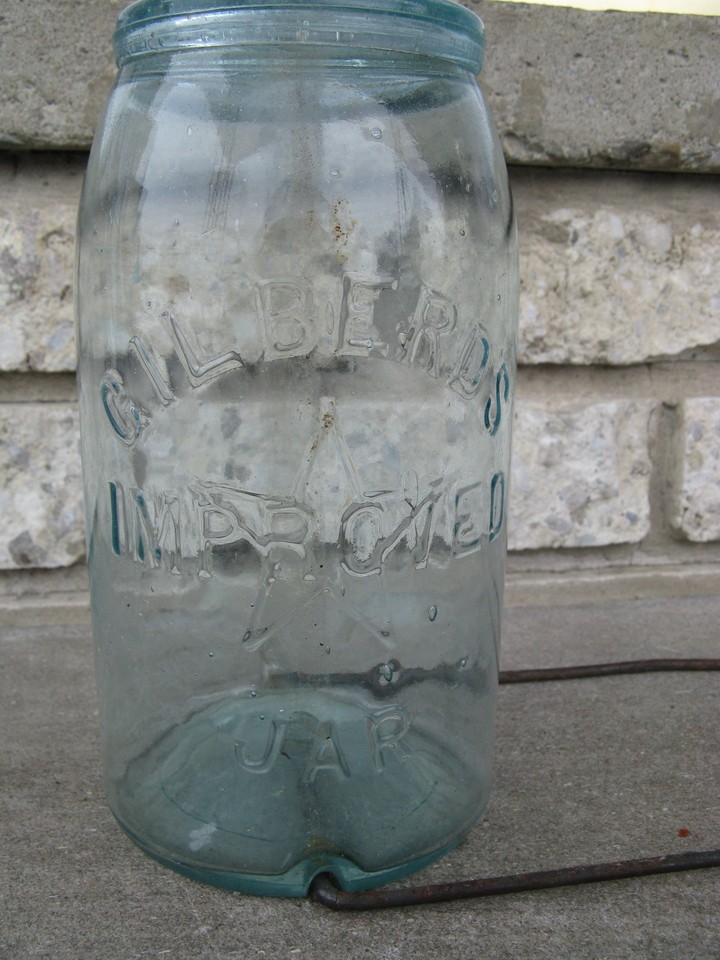 Vintage Gilberds Improved Jar - NICE! | eBay