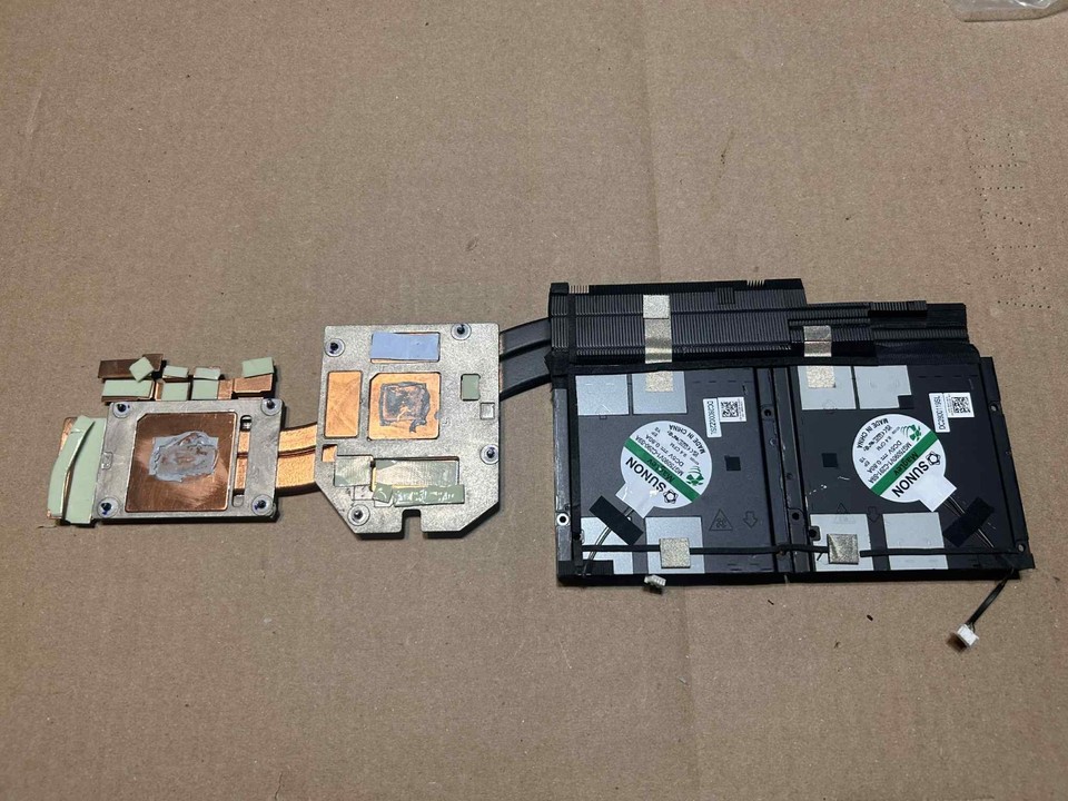 OEM Dell Precision 7770 CPU / GPU Cooling Heatsink Fan AMA01 XKKYK ...