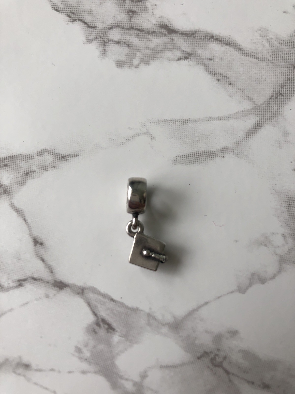 Authentic PANDORA "Hard Work Pays Off" Graduation Cap Charm Bead Silver ...