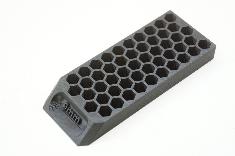 Bullet tray Reloading Block 9mm Dillon Hornady RCBS 3D Frankford Holds ...