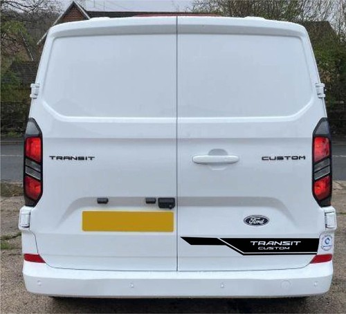 Ford Transit Custom Rear Door Decals Graphics Racing Sport Any Colour ...