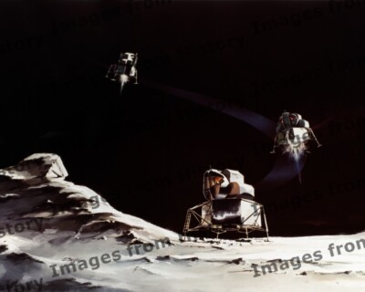 8x10 Print NASA Space Art Apollo 11 Lunar Landing 1969 #1039 | eBay