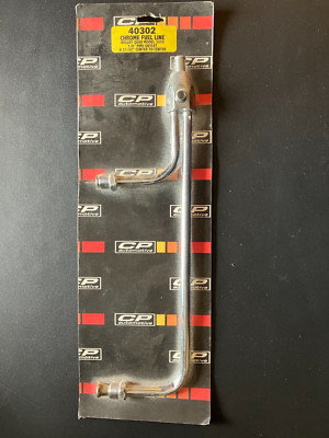 #40302 CHROME FUEL LINE FOR HOLLEY 3310 8-21/32 " CENTER TO CENTER | eBay