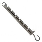 Medieval Adjustable Hand Forged Iron Cauldron S-Hook -Campfire Cooking ...