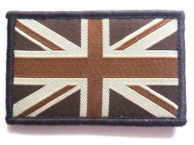 EMBROIDERED BRITISH FLAG PATCH hook and loop badge UK Military Army ...