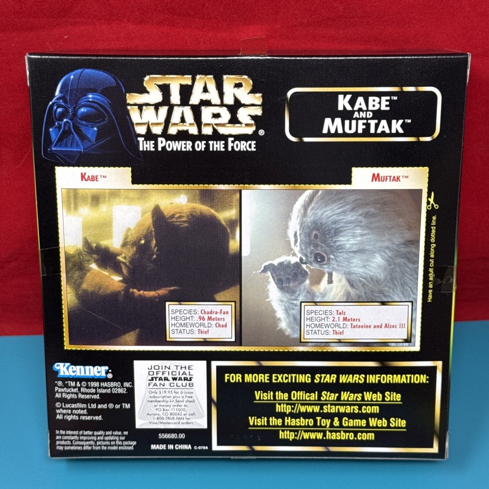 Star Wars Power of the Force Kabe And Muftak Figure Set 1998 Sealed ...