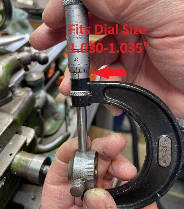 South Bend 9/10K lathe Cross Feed large 3" dial, easy read (Fits over 1 ...