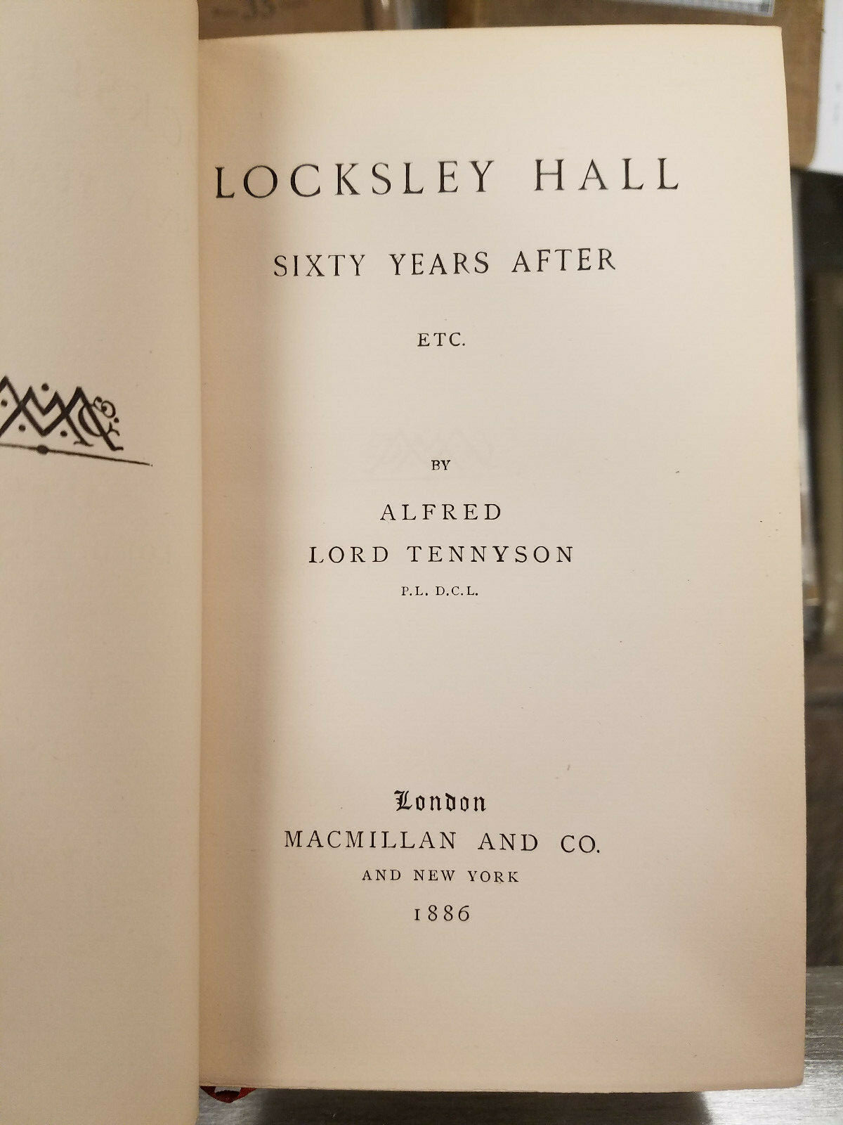 Locksley Hall Alfred Lord Tennyson Root & Son Signed Fine Binding | eBay