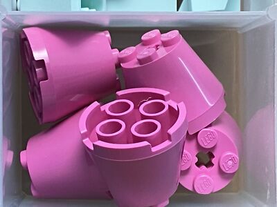 LEGO Parts - Dark Pink Cone 3 x 3 x 2 - No 6233 - QTY 5 | eBay