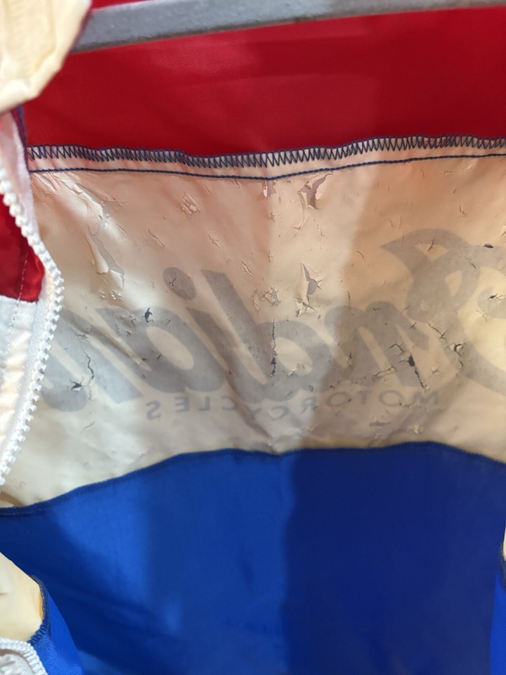 Vintage 1970s Indian Motorcycle Nylon Racing Jacket Team Indian USA ...