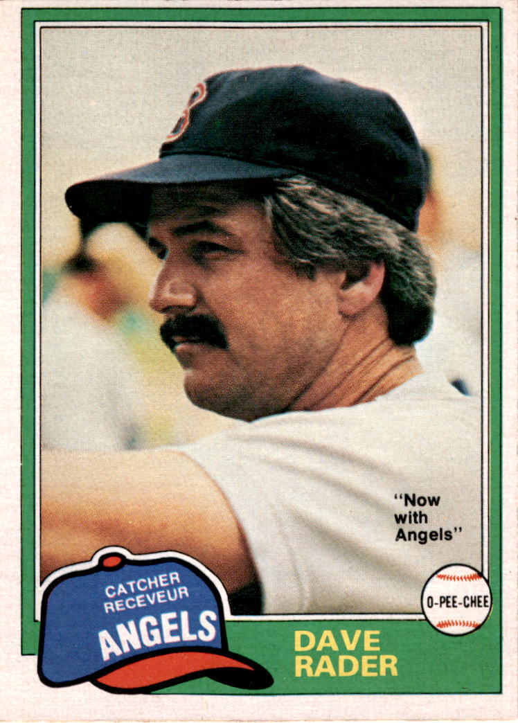 1981 O-Pee-Chee #359 Dave Rader Angels Baseball Card | eBay