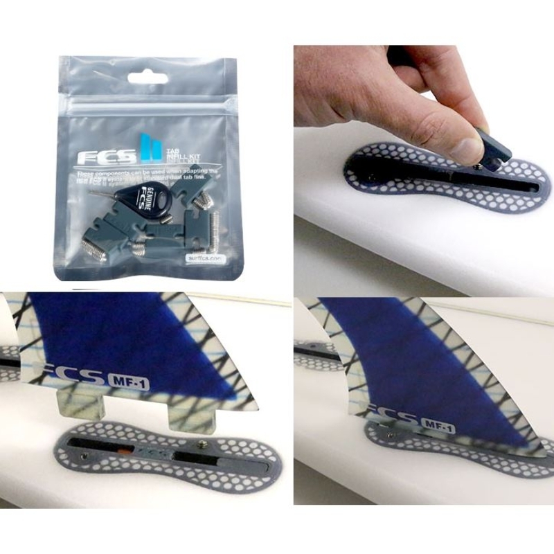 FCS II Tab Infill Kit NEW Genuine FCS adapter tabs grub screws and key ...