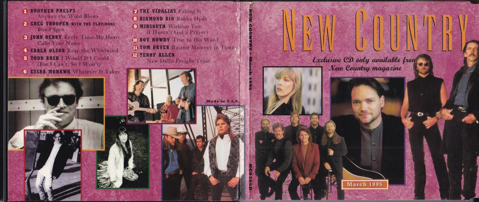 New Country March 1995 (Exclusive CD Only Available from New Country ...