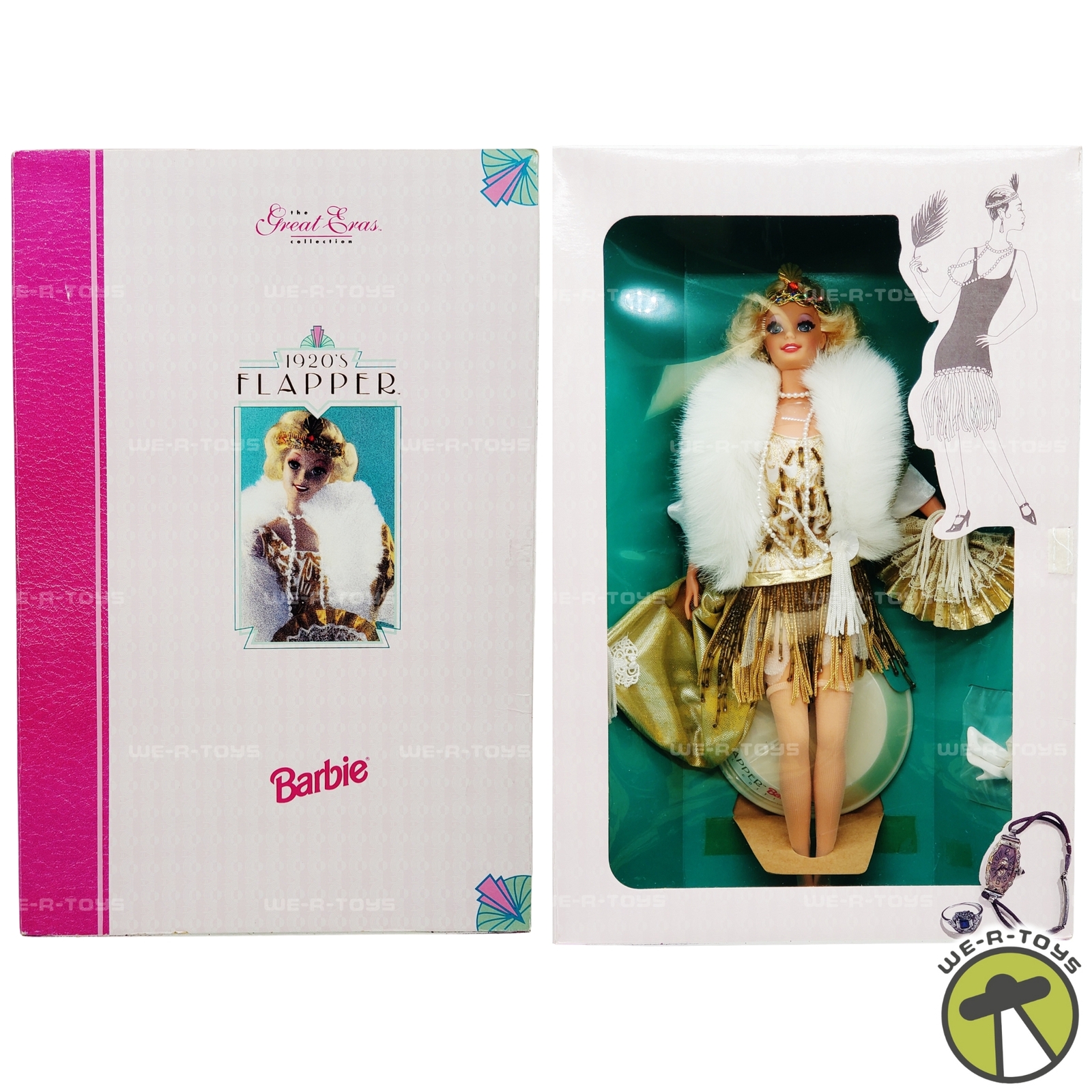 Great Eras Collection 1920s Flapper Barbie Doll 1993 Mattel No. 4063 ...