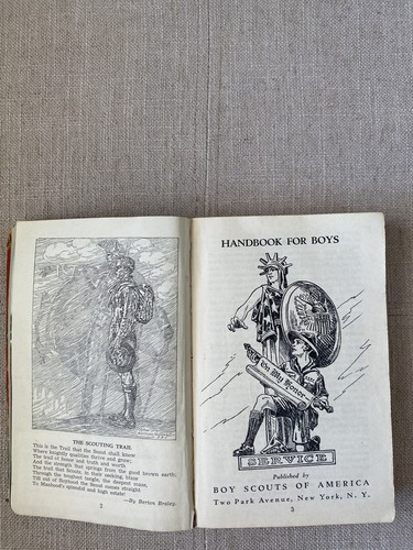 Vintage "Handbook For Boys" Boy Scouts of America 1940 | eBay