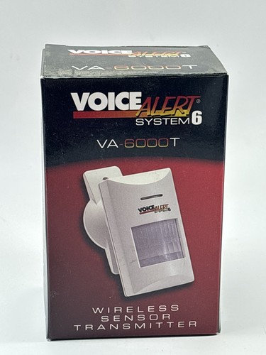 New NIB Voice Alert System 6 Wireless Infared Motion Sensor Transmitter ...