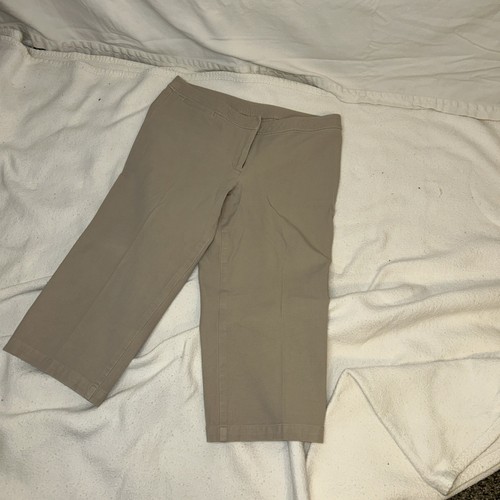 Chico's Women's Khaki Tan Capris Pants Size 1.5 | eBay