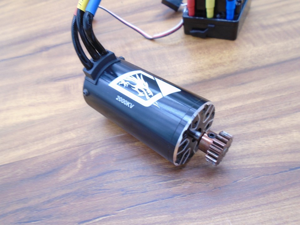 Serpent RC Dragon 4-6S Waterproof ESC w/ 2000kv Motor for 1/8 Truggy ...