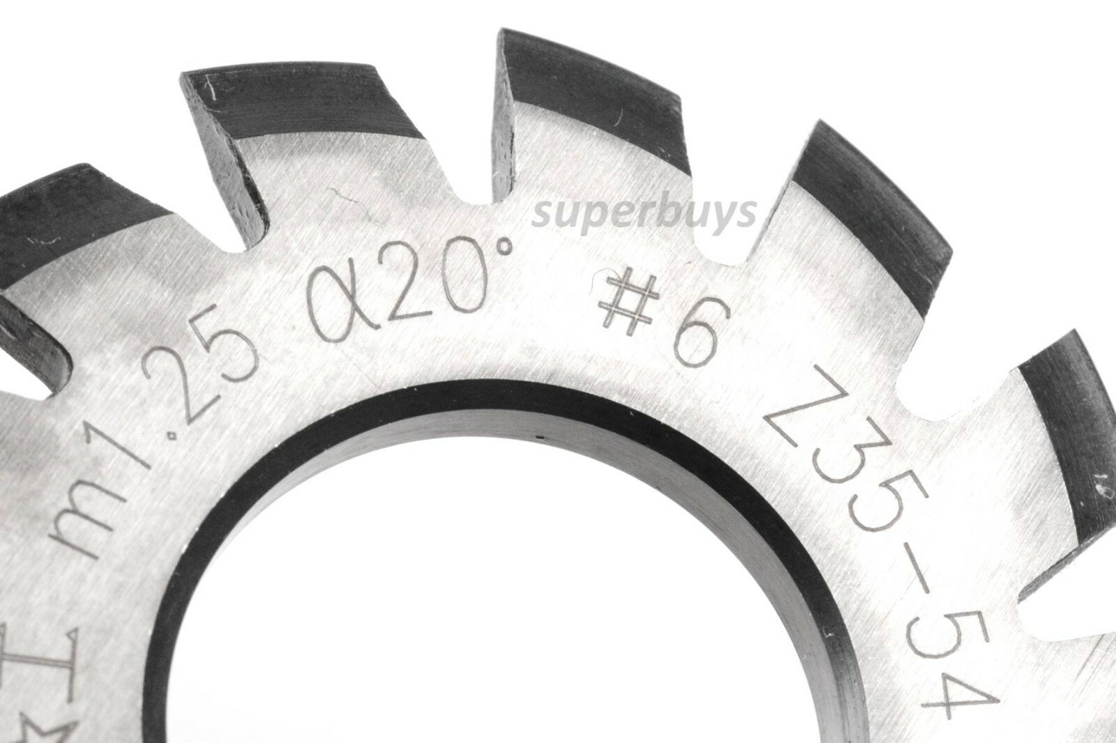 M1.25 No.6 20 Degree HSS Involute Module Gear Cutter Rack Milling Lathe ...