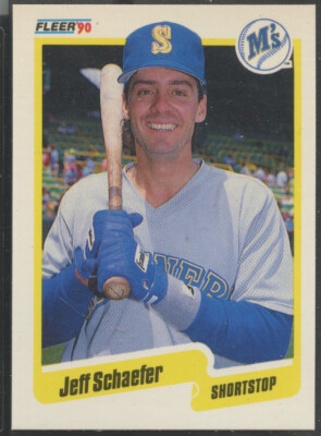 1990 Fleer Update #120 Jeff Schaefer Seattle Mariners | eBay