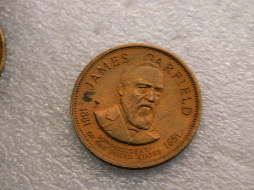 James Garfield 20th President of the United States of America Token ...