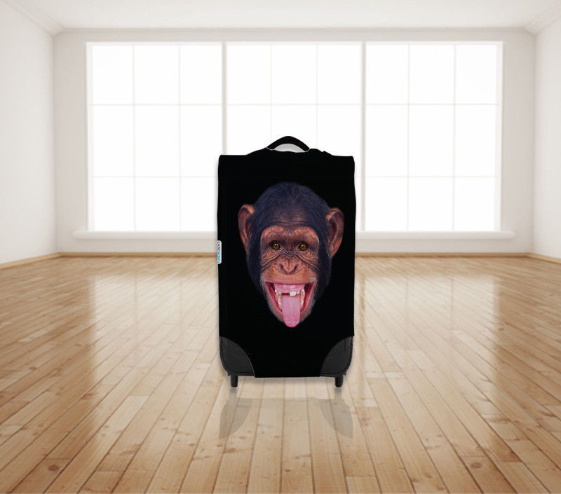 Cheeky Monkey Design Caseskinz SUITCASE Cover SUITCASE NOT INCLUDED | eBay