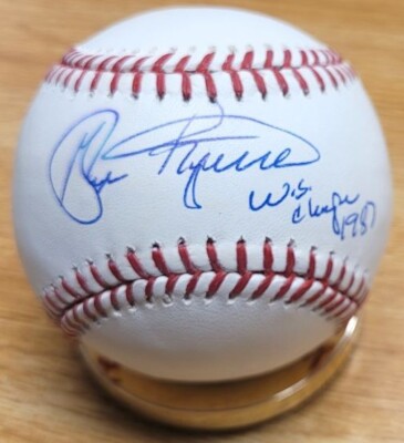 Autographed GEORGE FRAZIER "87 WS Champs" Official Major League ...