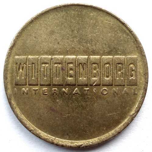 DENMARK WITTENBORG INTERNATIONAL Vending Machine Token 22.8mm 6g Brass ...