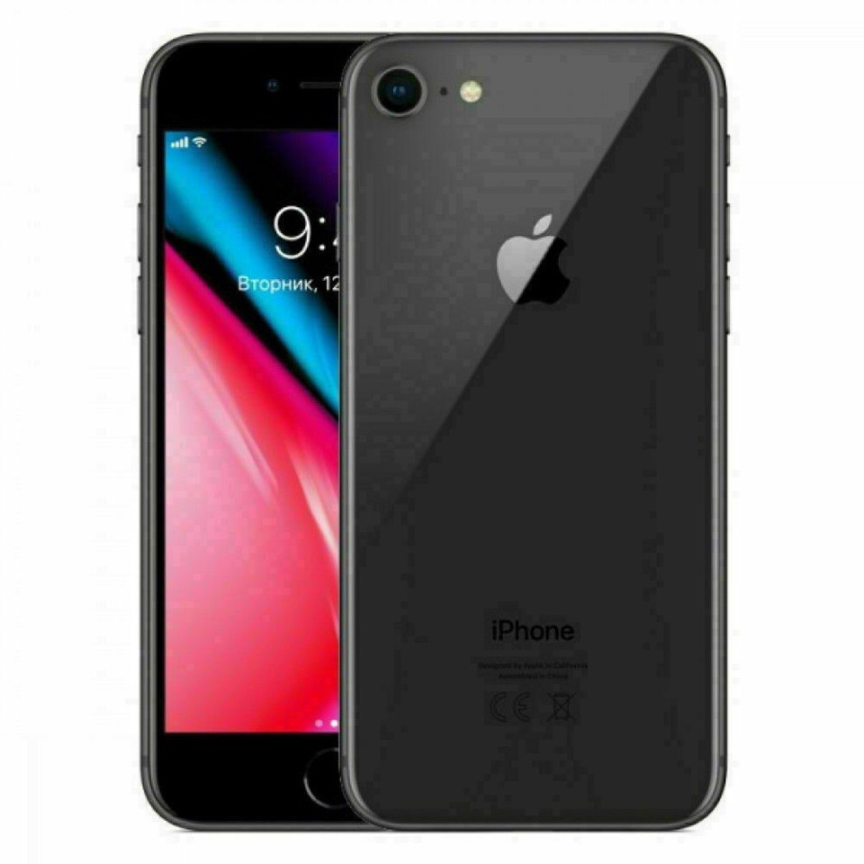 NEW Apple iPhone 8 64GB 256GB Unlocked Smartphone 1 YR Warranty in re ...